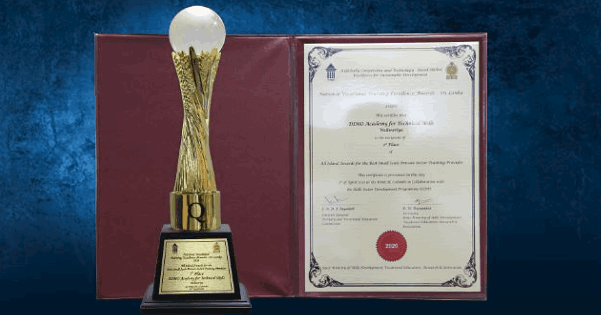 The National Vocational Training Excellence Awards - DIMO Academy of ...